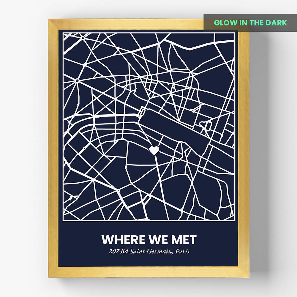 Create your own Custom Map Prints - Lime & Lou