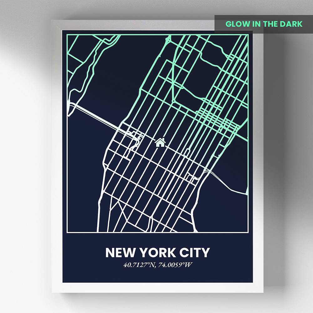 Create your own Custom Map Prints - Lime & Lou