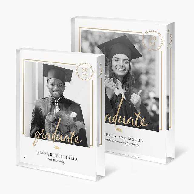 Academic Achievement - Custom 3D Block - Lime And Lou