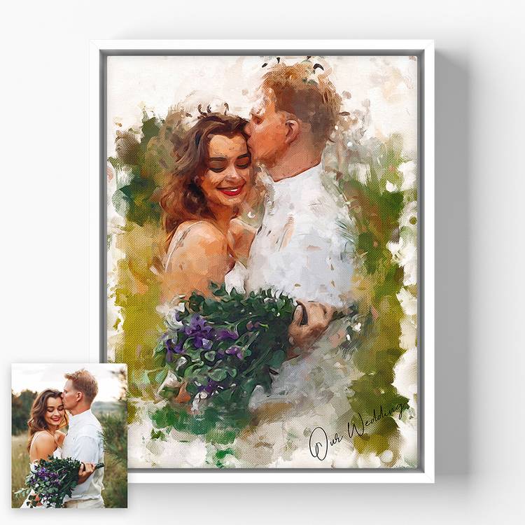 Beyond The Brush - Custom Oil Painting Canvas - Lime And Lou