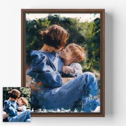 Beyond The Brush - Custom Oil Painting Canvas | Lime & Lou