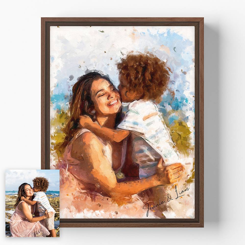 Beyond The Brush - Custom Oil Painting Canvas - Lime And Lou