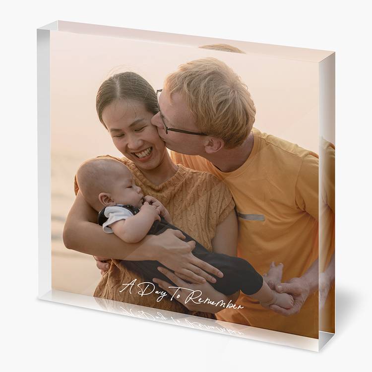 Custom 3D Acrylic Photo Block | Lime & Lou