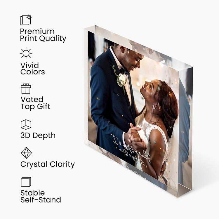 Custom 3D Acrylic Photo Block | Lime & Lou