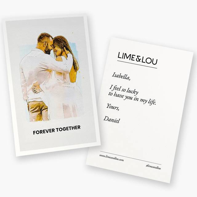 Custom Magic Hue Gift Note - Lime And Lou