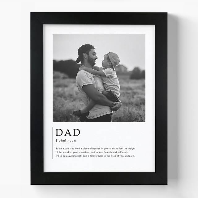 Dads Pride - Custom Photo Print for Dad | Lime & Lou