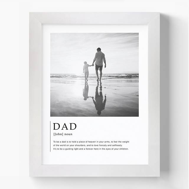 Dads Pride - Custom Photo Print for Dad | Lime & Lou