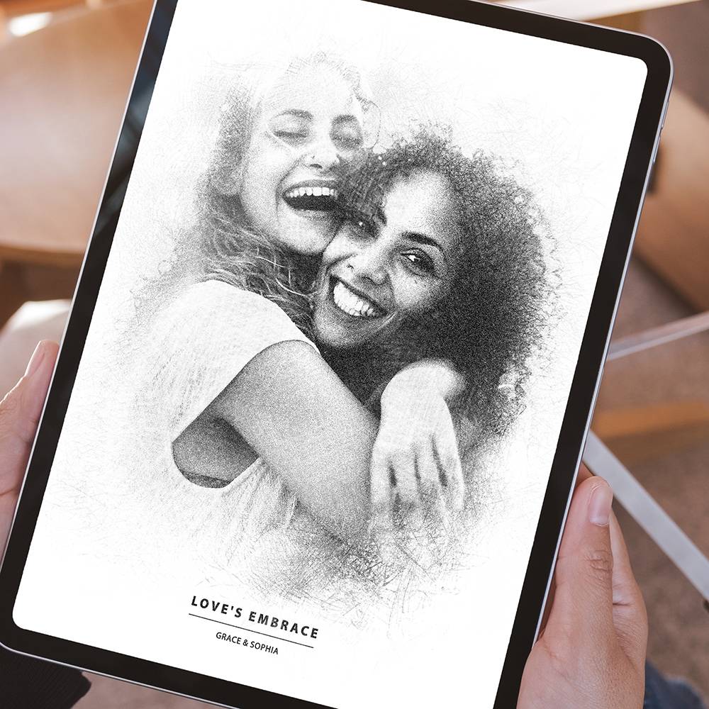 Sketching Memories - Vertical Canvas | Lime & Lou