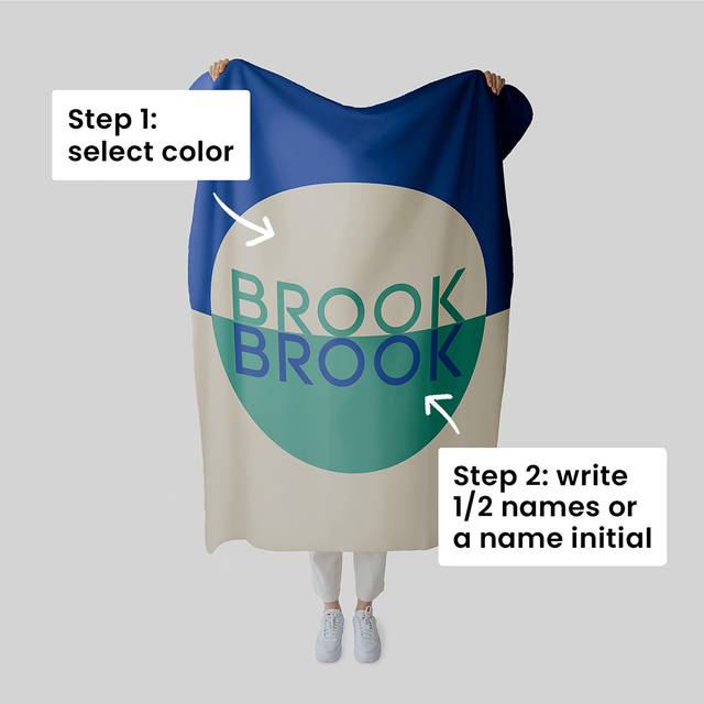 Dual Essence - Custom Names Blanket | Lime & Lou