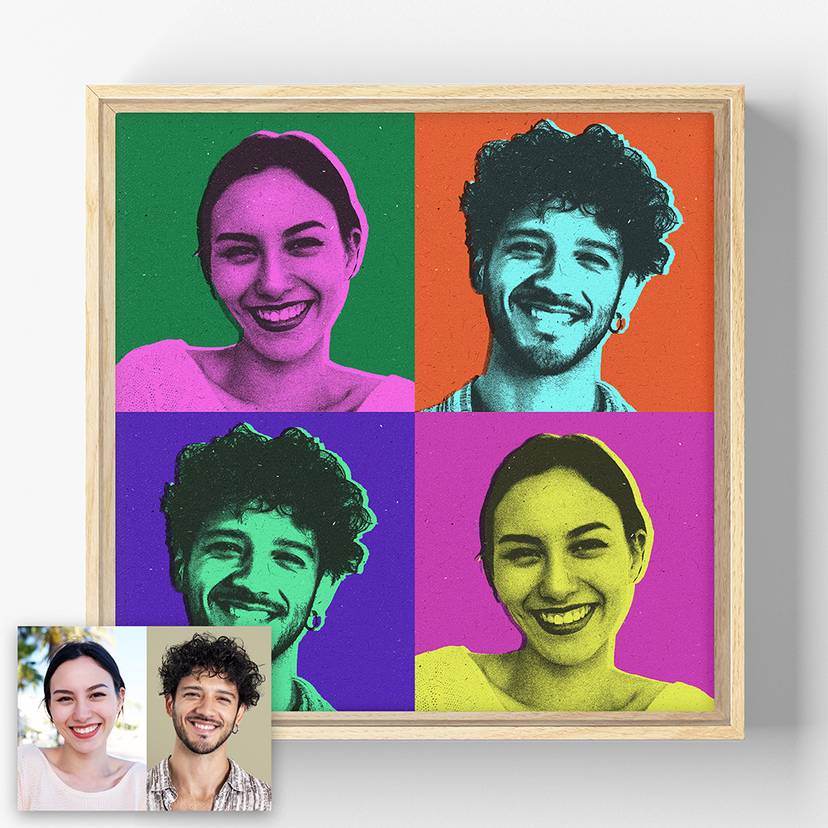 Duo Squad Love - Custom Pop Art Canvas | Lime & Lou