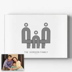 Fam Line - Custom Family Portrait Art Acrylic | Lime & Lou