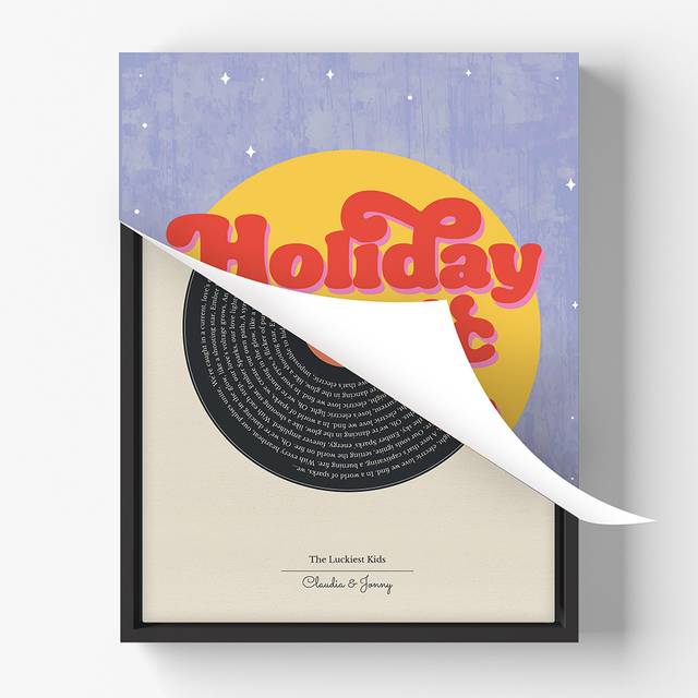 Festive Reveal – Custom Peel-to-Reveal Canvas Cover - Lime And Lou