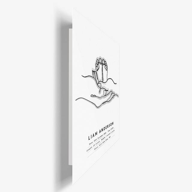 First Footprints Custom Metal | Lime & Lou