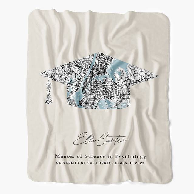 From Cap to Map - Custom Blanket | Lime & Lou