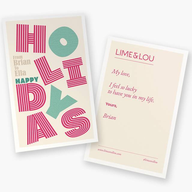 Gift Me – Custom Gift Note - Lime And Lou