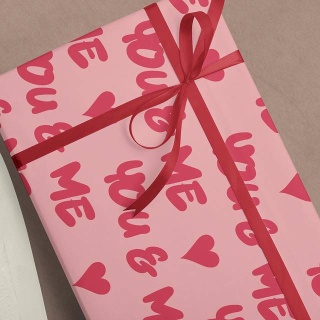 Love and Letters - Custom Wrapping Paper | Lime & Lou