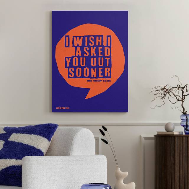 Love at First Text - Custom Metal | Lime & Lou