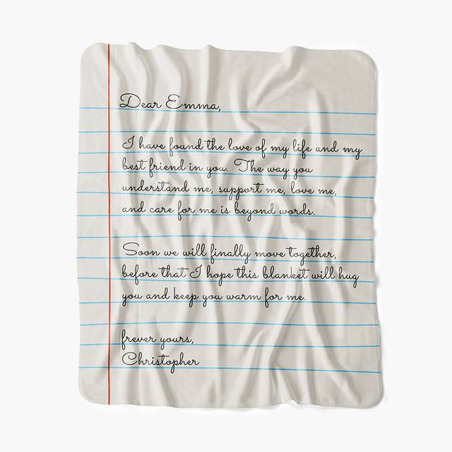 Love Letter Custom Blanket | Lime & Lou