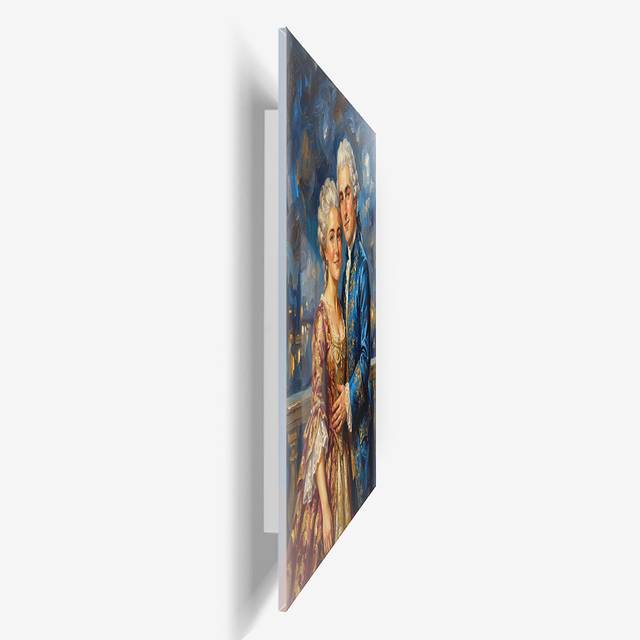 Majestic Monarchs - Custom Portrait Acrylic - Lime And Lou