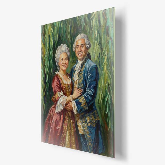 Majestic Monarchs - Custom Portrait Acrylic - Lime And Lou