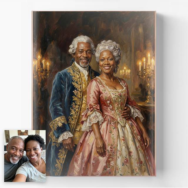 Majestic Monarchs - Custom Portrait Acrylic - Lime And Lou