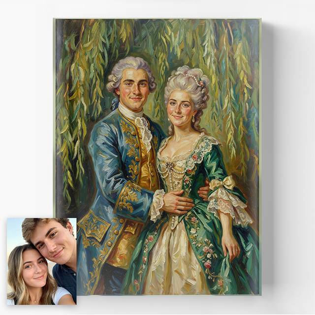 Majestic Monarchs - Custom Portrait Acrylic - Lime And Lou