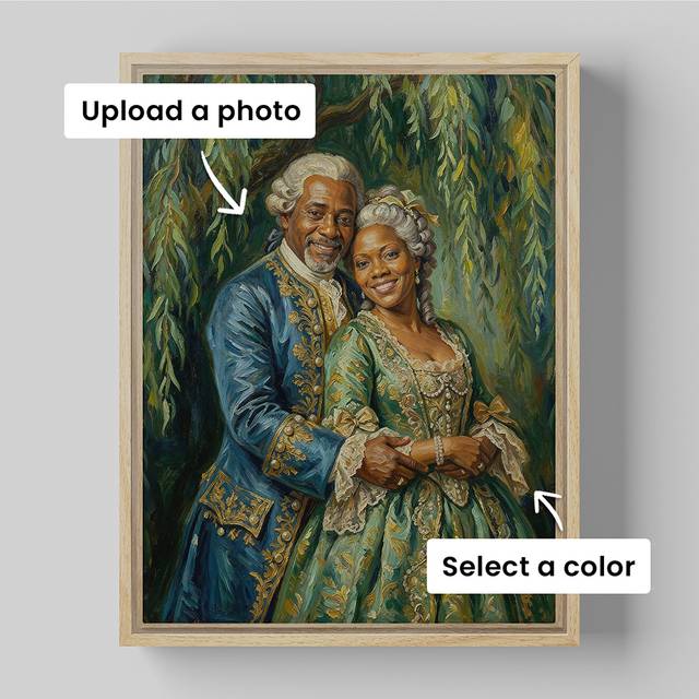 Majestic Monarchs - Custom Portrait Canvas - Lime And Lou