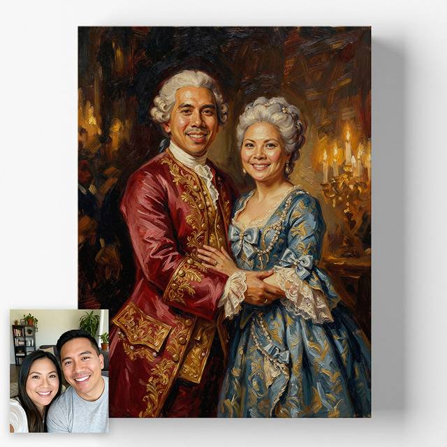 Majestic Monarchs - Custom Portrait Metal - Lime And Lou