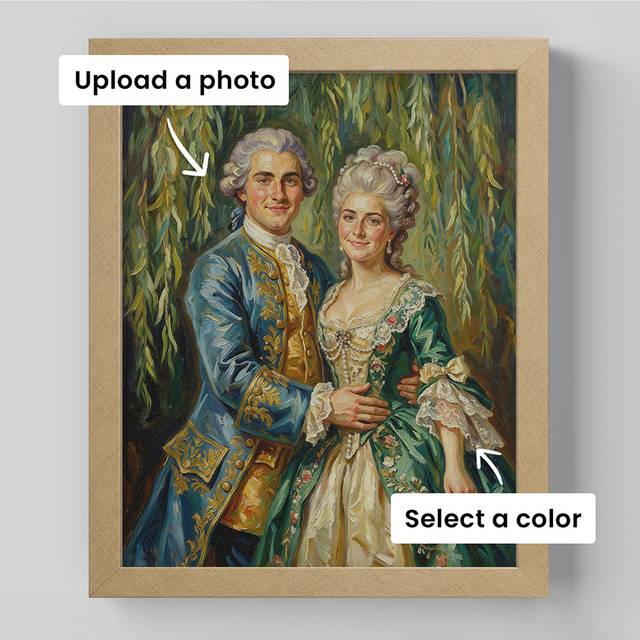 Majestic Monarchs - Custom Portrait Print - Lime And Lou