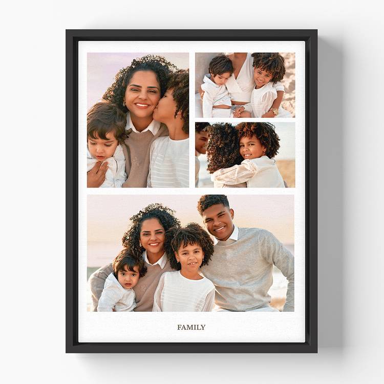 Memory Lane Quartet - Custom 4-Photo Collage on Canvas | Lime & Lou