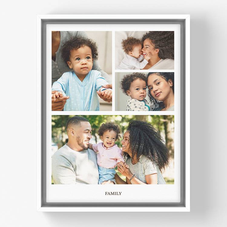 Memory Lane Quartet - Custom 4-Photo Collage on Canvas | Lime & Lou