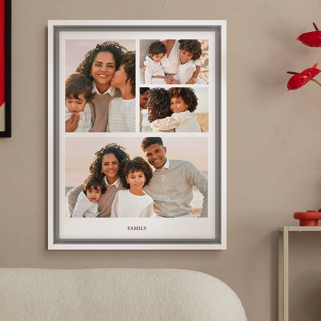 Memory Lane Quartet - Custom 4-Photo Collage on Canvas | Lime & Lou