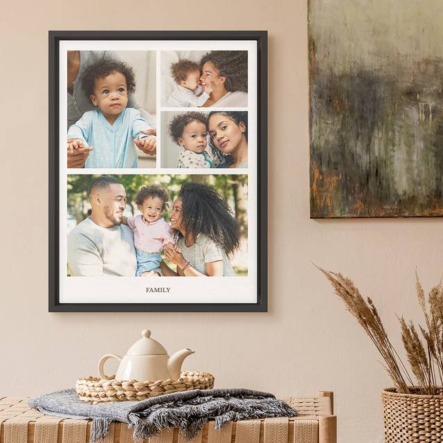 Memory Lane Quartet - Custom 4-Photo Collage on Canvas | Lime & Lou