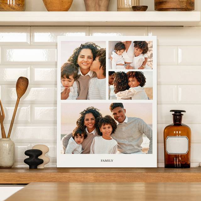 Memory Lane Quartet - Custom 4-Photo Collage on Metal | Lime & Lou