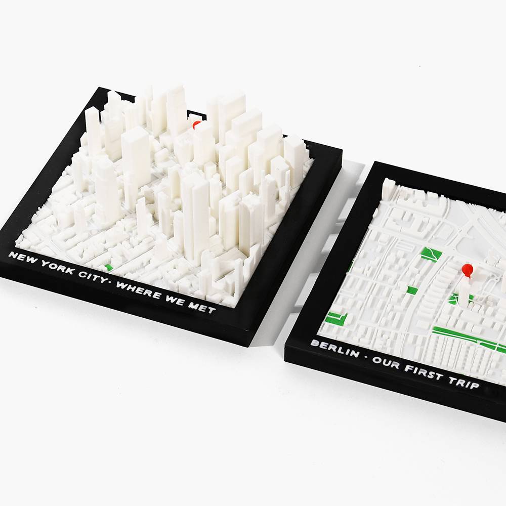 Memory Map - Custom 3D Map - Lime And Lou