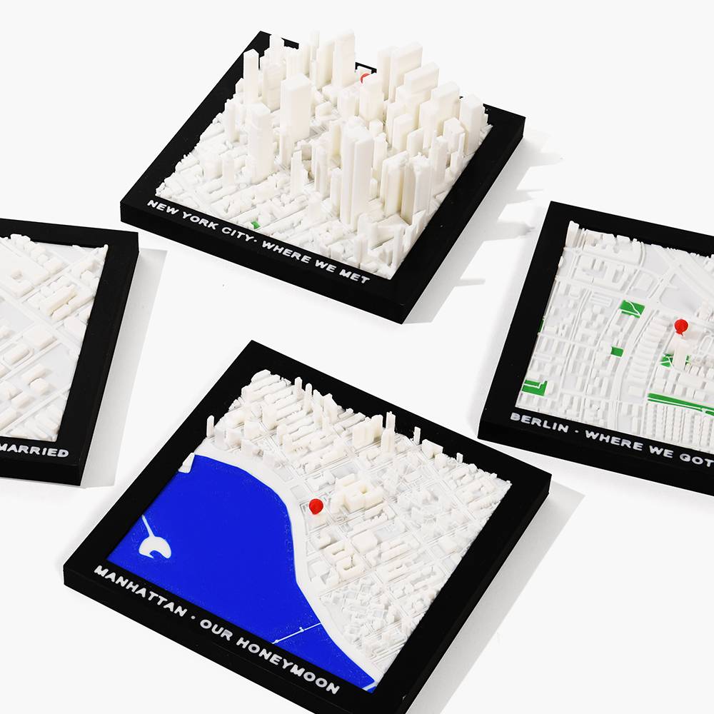 Memory Map - Custom 3D Map - Lime And Lou