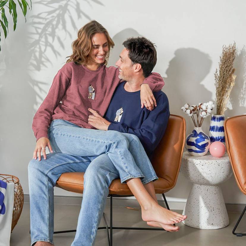 Memory Stitch - Custom Embroidered Crewneck Sweatshirt | Lime & Lou