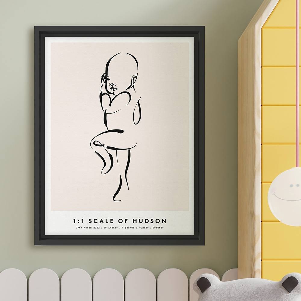 Miniature Miracles - Baby's True Birth Size on Canvas | Lime & Lou