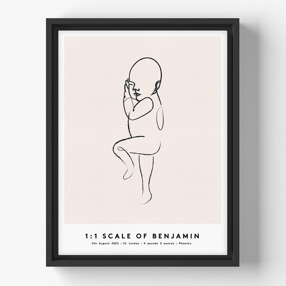 Miniature Miracles - Baby's True Birth Size on Canvas | Lime & Lou