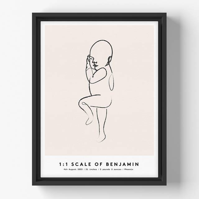 Miniature Miracles - Baby's True Birth Size on Canvas | Lime & Lou