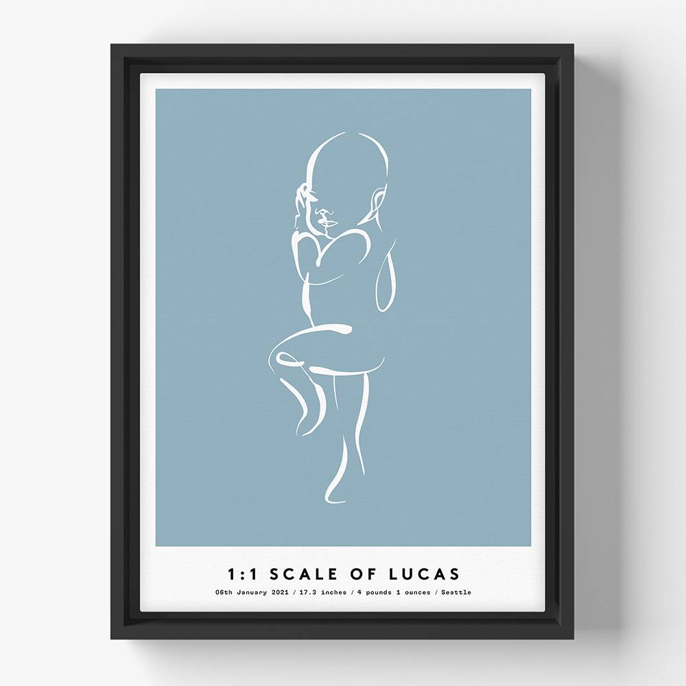 Miniature Miracles - Baby's True Birth Size on Canvas | Lime & Lou