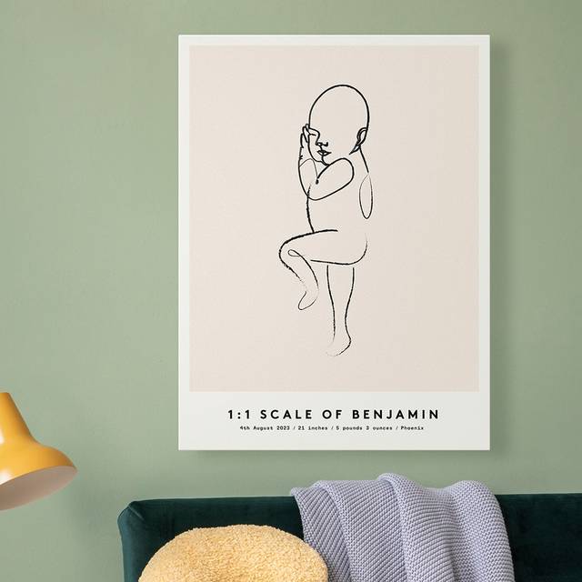 Miniature Miracles - Baby's True Birth Size on Metal | Lime & Lou