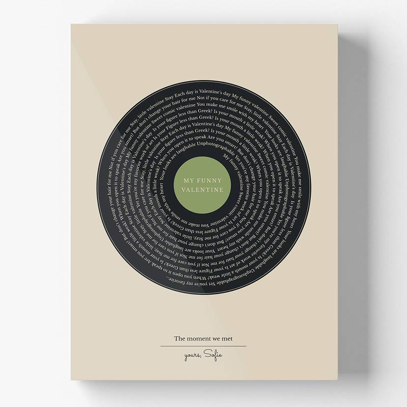 Music Memories Metal Wall Art - Lime And Lou