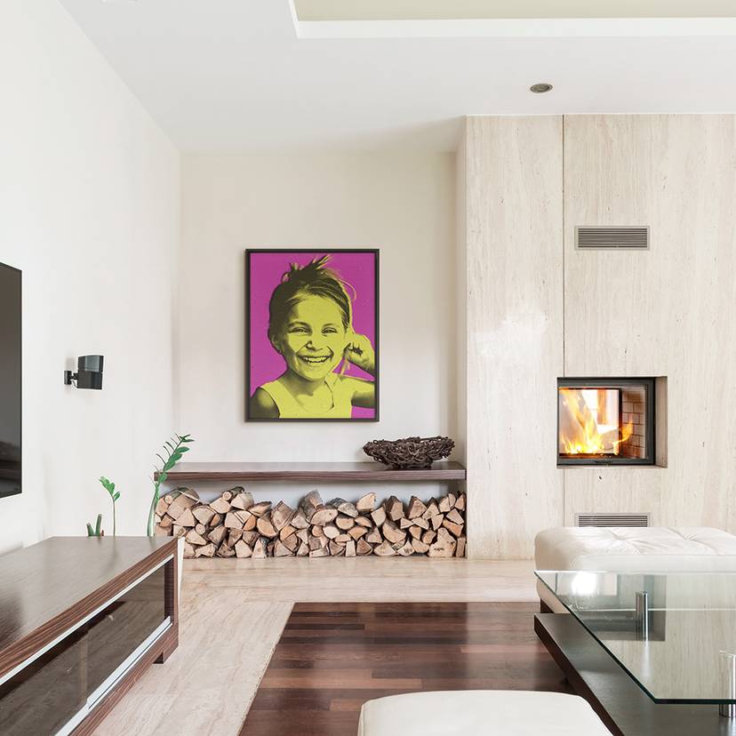 Neon Vibe - Custom Pop Art Canvas | Lime & Lou