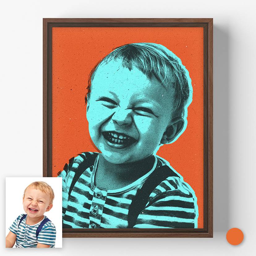 Neon Vibe - Custom Pop Art Canvas | Lime & Lou