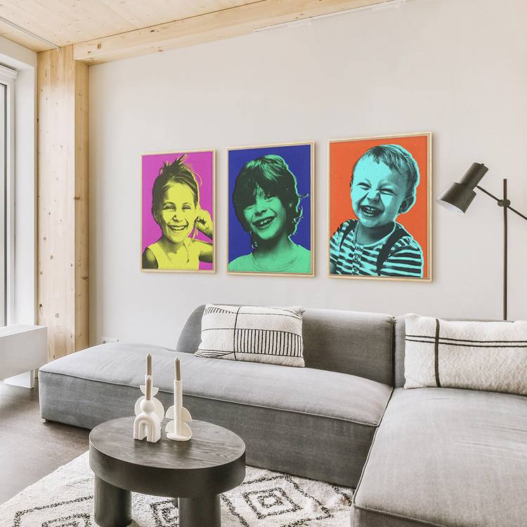 Neon Vibe - Custom Pop Art Canvas | Lime & Lou