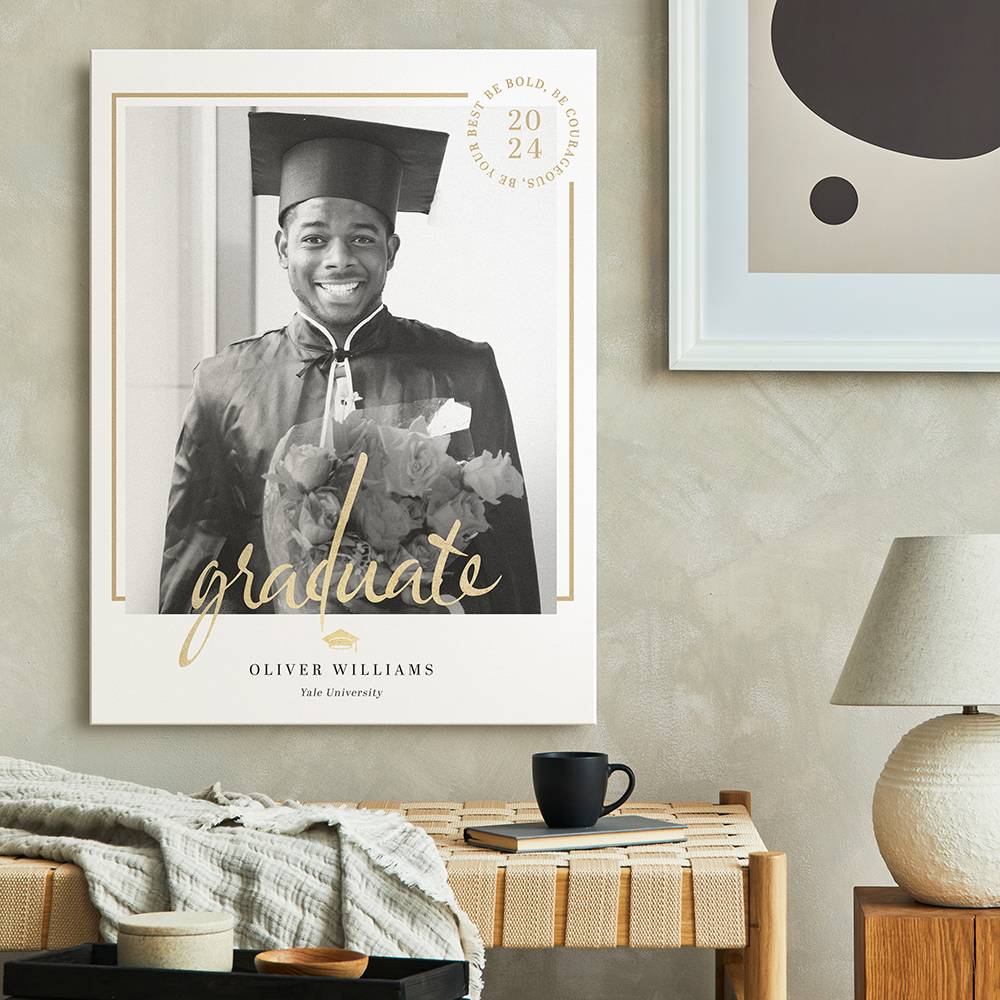 Ode to the future - Custom Graduation Metal | Lime & Lou