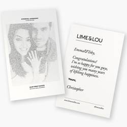 Our Lyricsnap Custom Gift Note | Lime & Lou