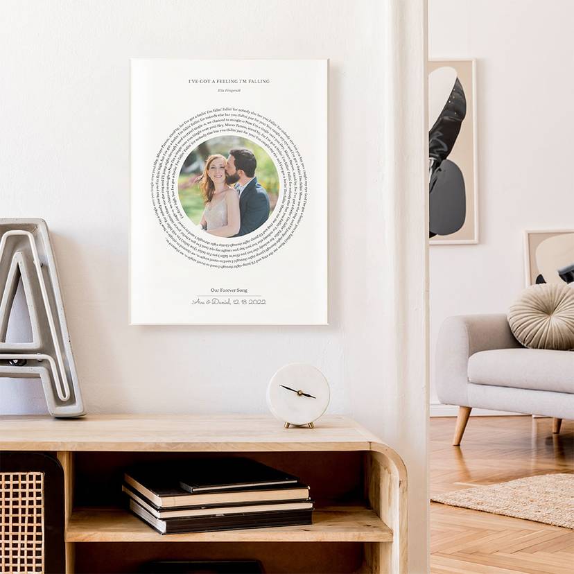Our Special Song with Picture Acrylic Print - Lime And Lou