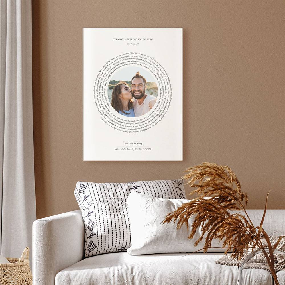 Our Special Song with Picture Acrylic Print - Lime And Lou